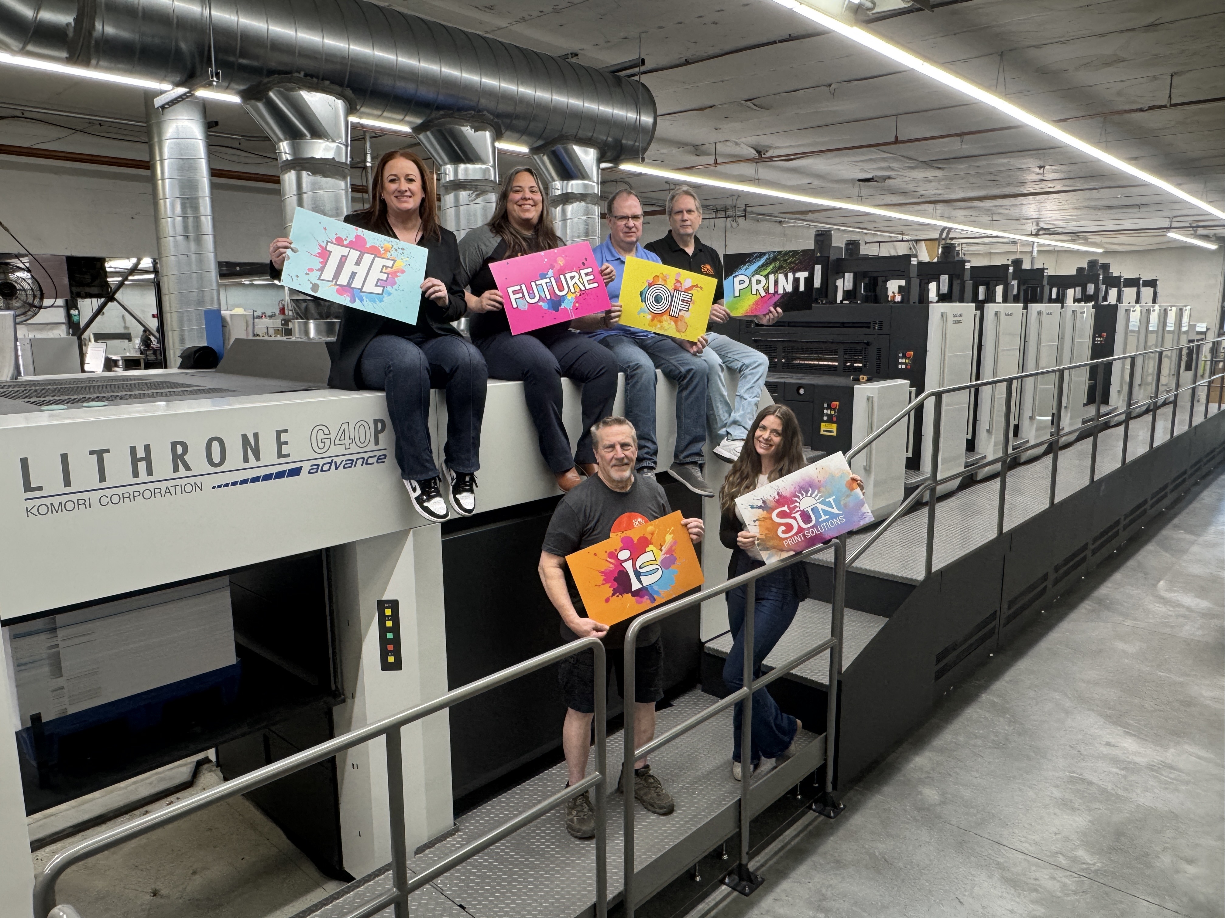 Sun Print Solutions Expands Capabilities with New Komori Press